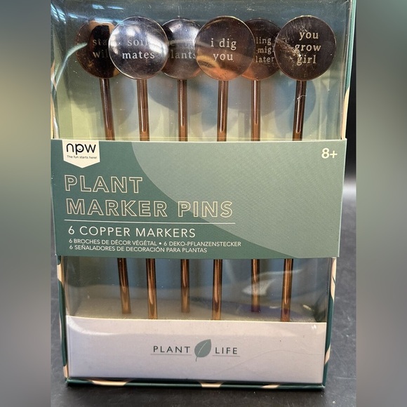 NPW | Accents | 6 Copper Plant Markers | Poshmark